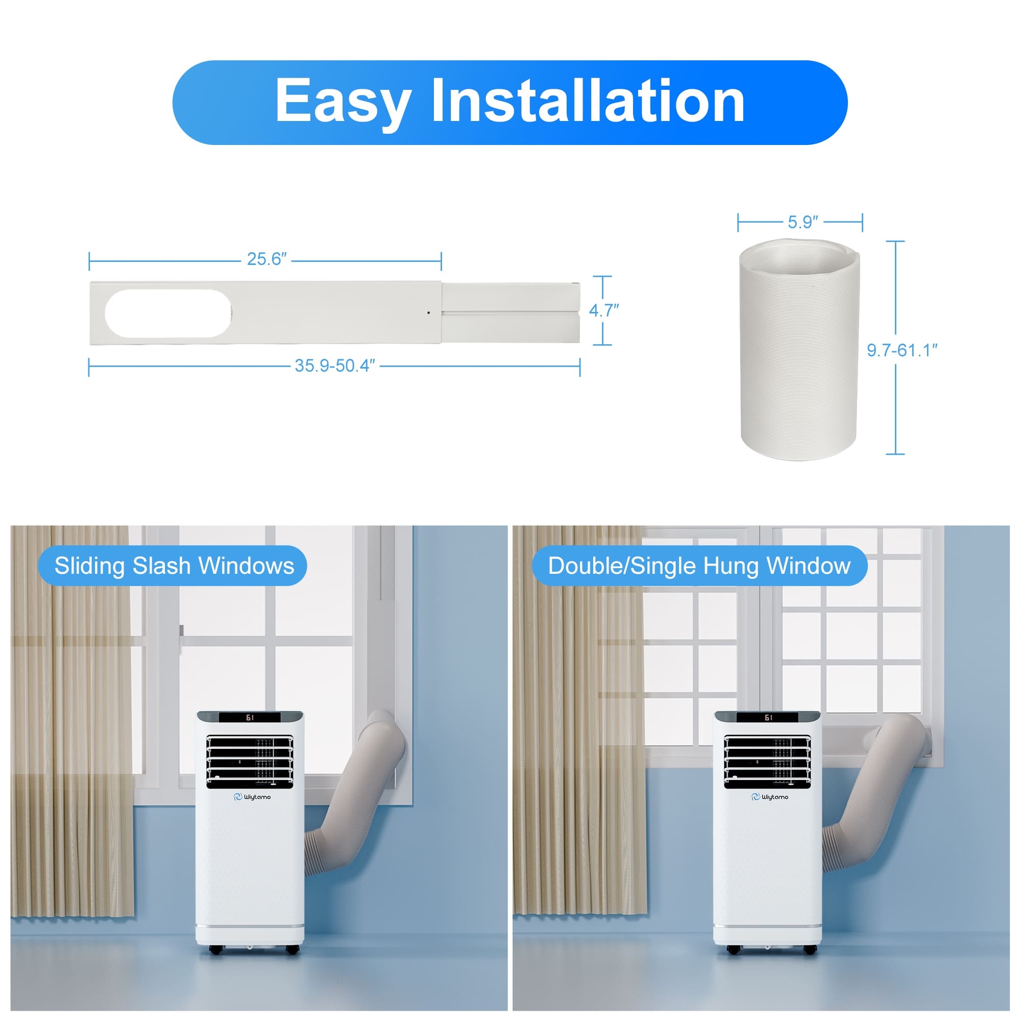 Wiytamo 10000 BTU+HEAT Air Conditioner OX-10KH - APTOOK